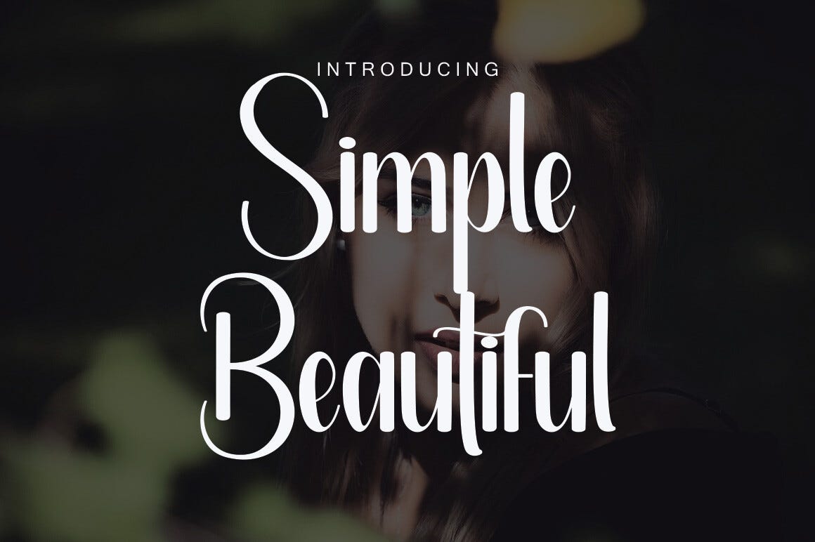 Simple Beautiful Font - Solarasculpt - Medium