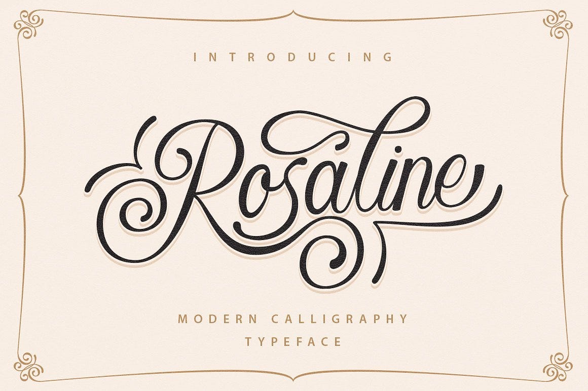 Rosaline Script Font - Isabellaink - Medium