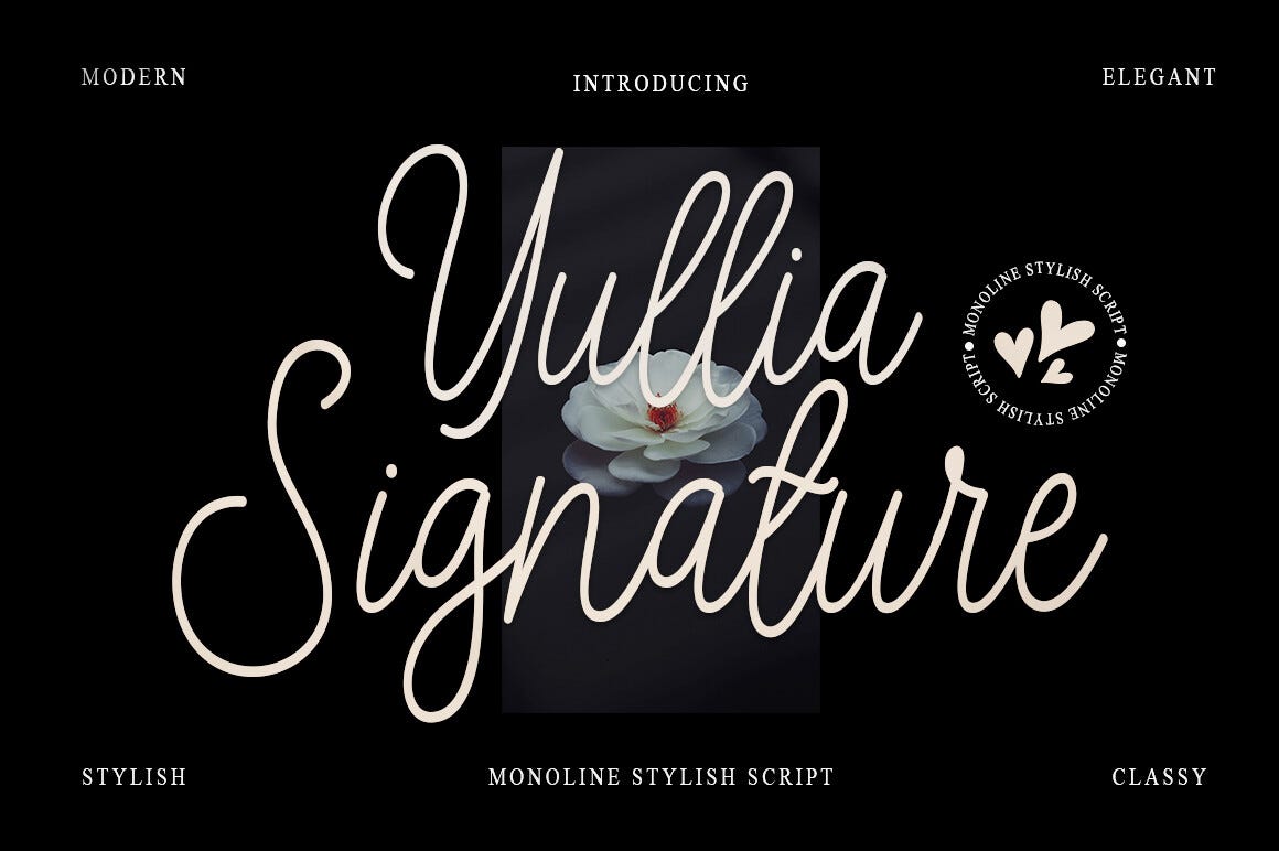 Yullia Signature Font - Isabellaillumina - Medium