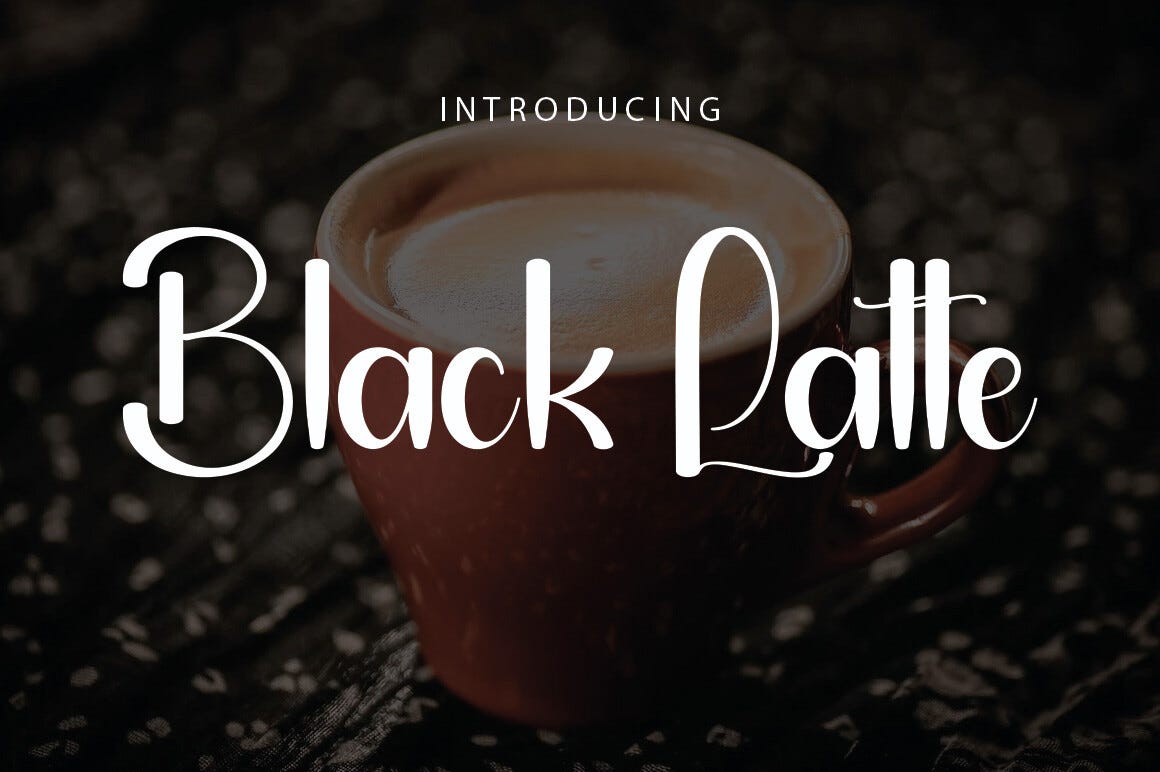 Black Latte Font | by Emmaethereal | Jun, 2024 | Medium