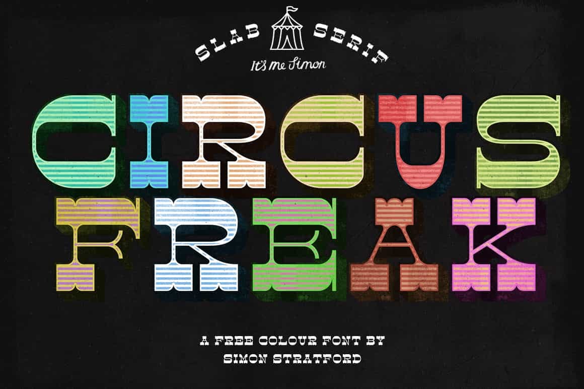 Colored Circus Font