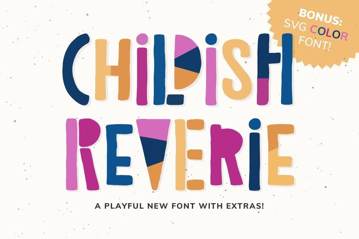 Childish Reverie Font | by Auroraartistry | Jul, 2024 | Medium