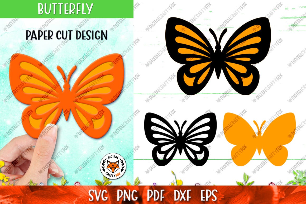 Butterfly SVG, 3D Butterfly Cut File Free | by William Ang | May, 2024 ...