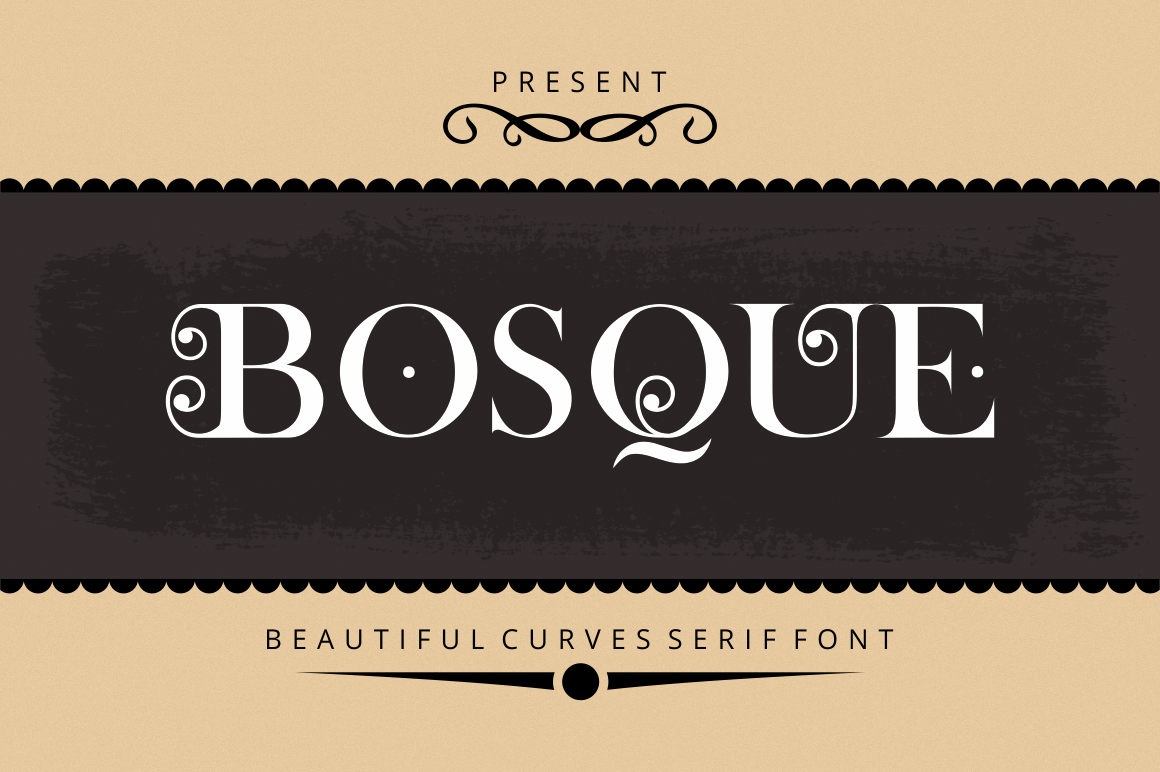 Bosque Font Font - Prismpalette - Medium