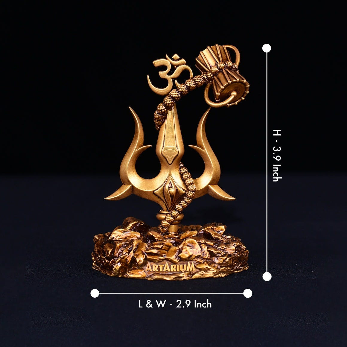Lord Shiva’s Trishul With Damru: A Sacred Symbolism on Your Car ...