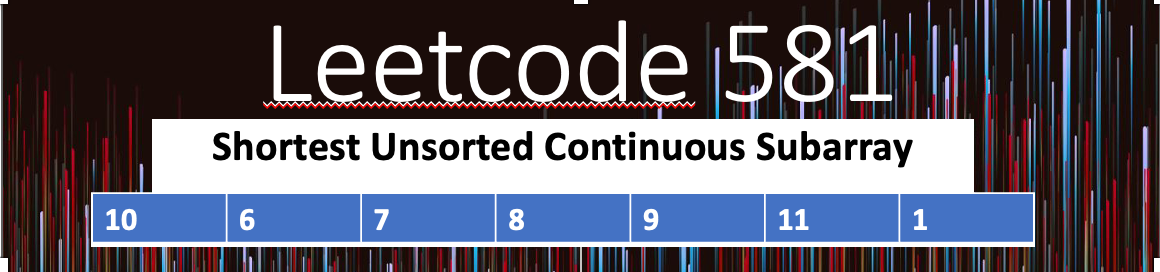 Leetcode 581. Shortest Unsorted Continuous Subarray | by Afsar Equebal ...