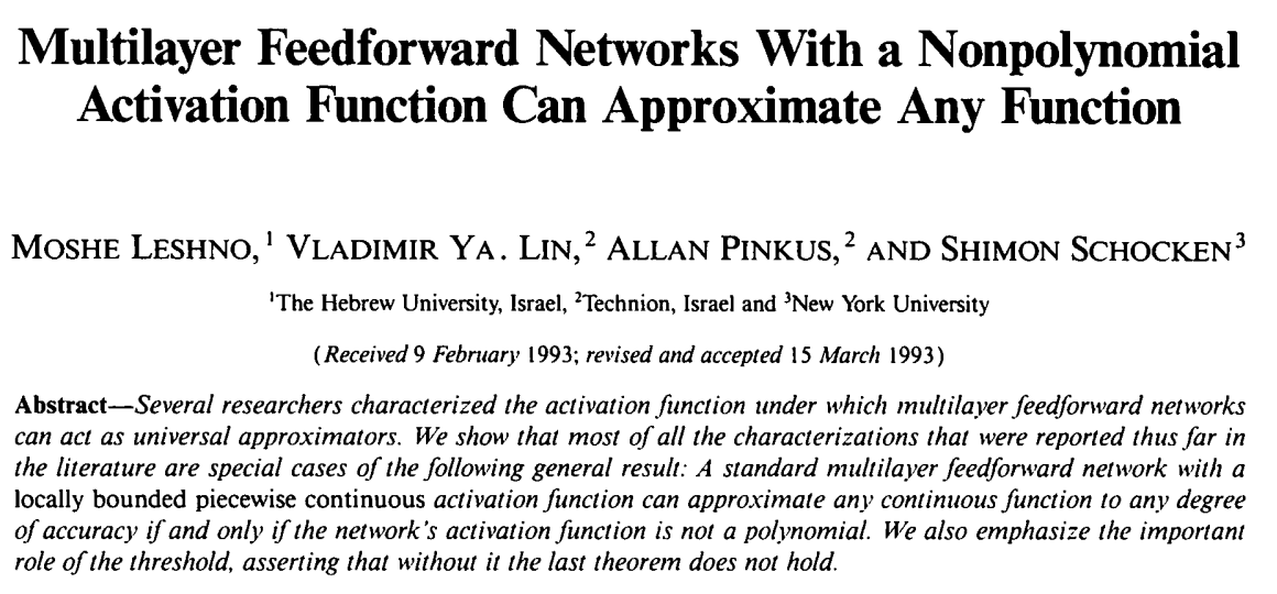 Neural Networks — More Than Just Hype How The Universal Approximation Theorem Validates Neural