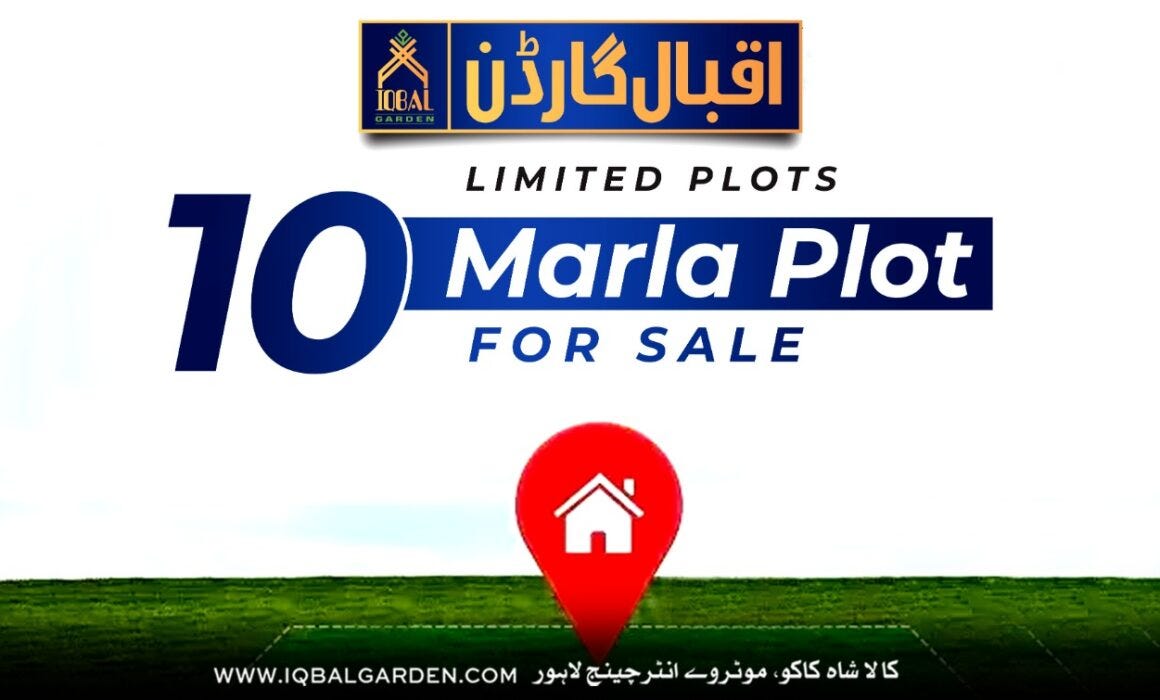 10 MARLA PLOTS FOR SALE IN LAHORE - Iqbalgarden - Medium