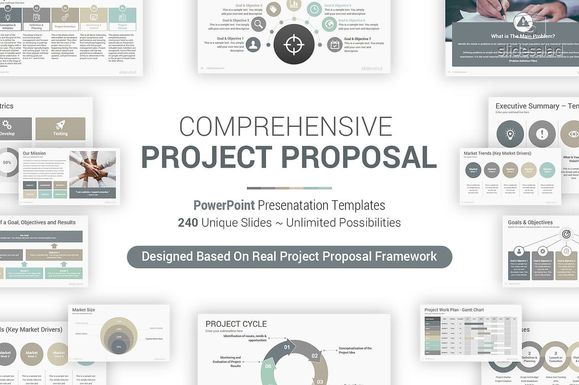 Project Proposal PowerPoint Template - Keira Clark - Medium