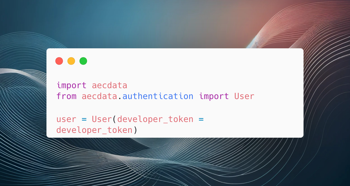 AECData Python Library Step 1 — Authenticate and Initialize Your Project | by Phanos ...