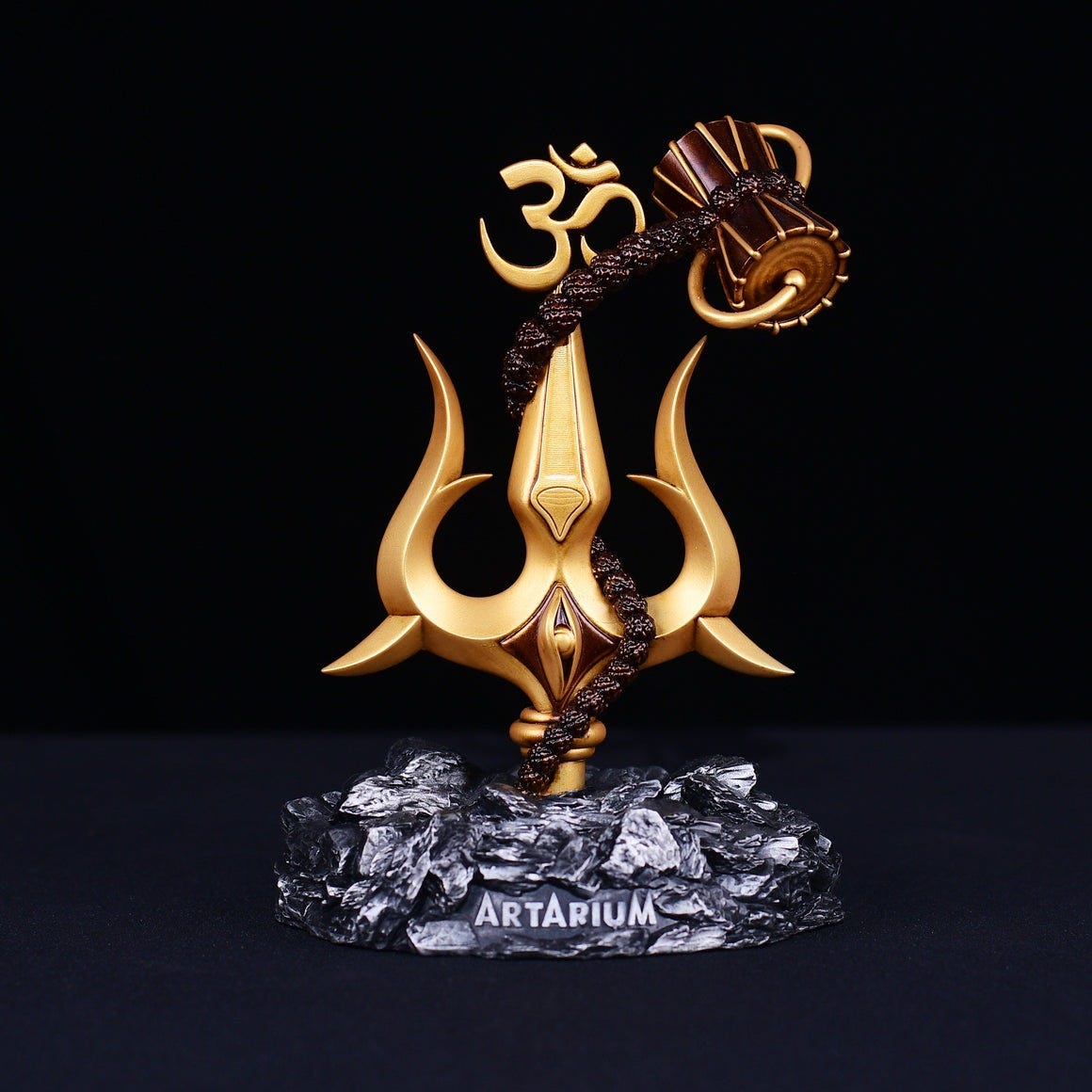 Lord Shiva Trishul With Damru Car Dashboard — theartarium | by ...