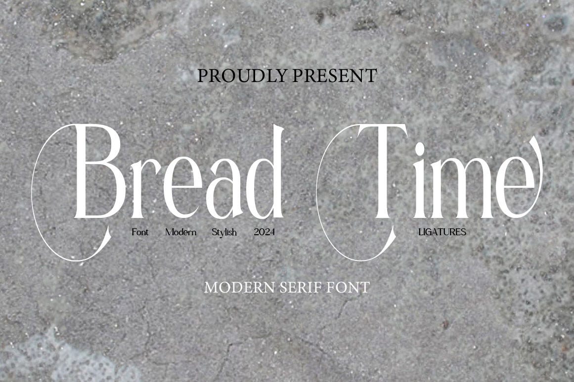 Bread Time Font Download | by Solarasculpt | Apr, 2024 | Medium
