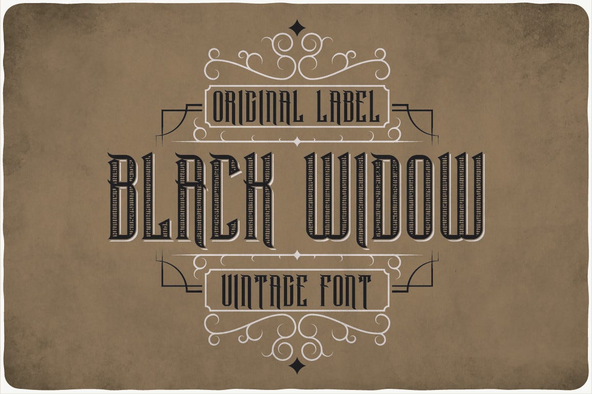 Black Widow Font | by Isabellaillumina | May, 2024 | Medium