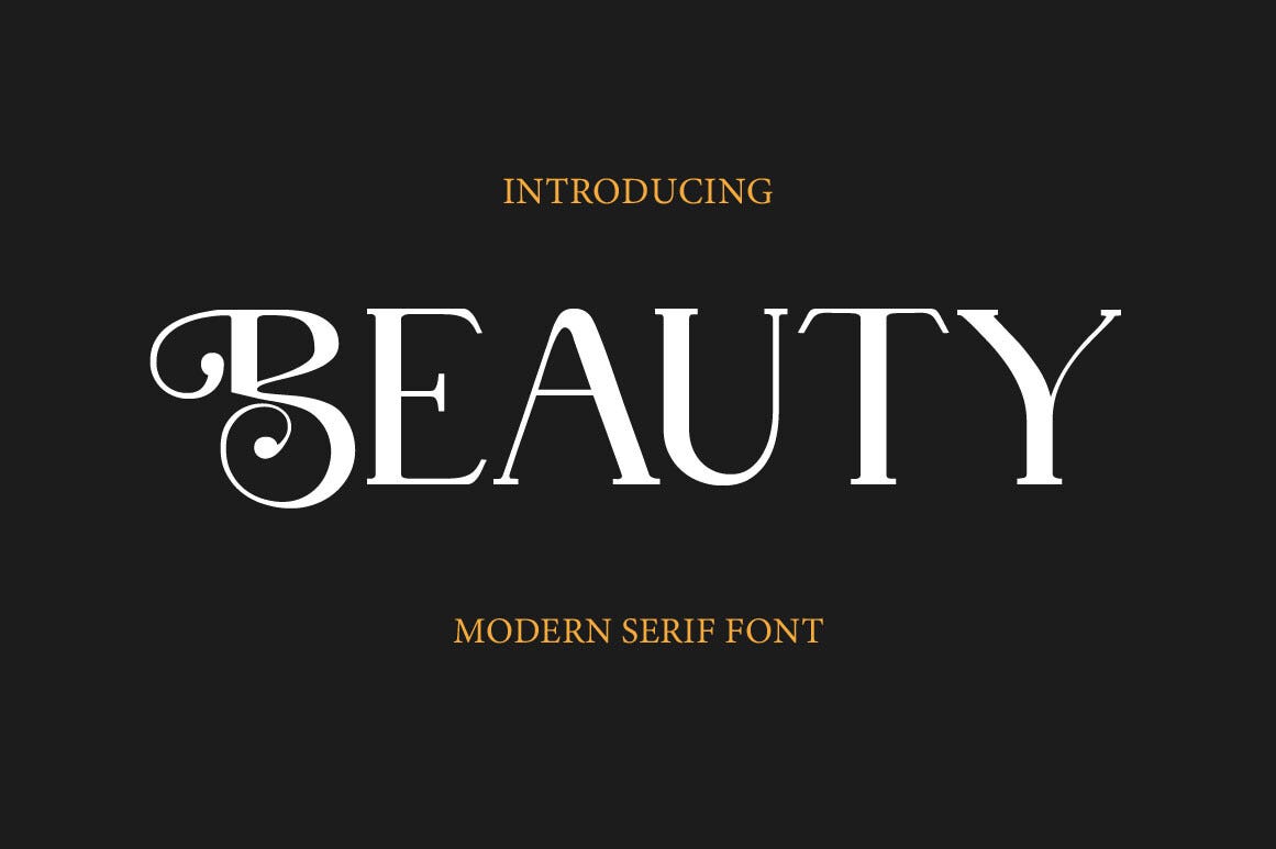 Beauty Font | by Miamirabilis | Medium