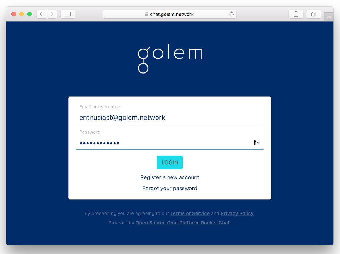 Come to chat.golem.network!. Finally the moment has arrived where… | by Marek Osiecimski | The ...