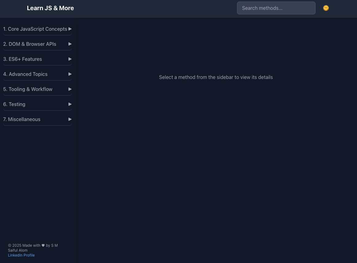 Introducing JS Explain: Your Interactive Guide to Mastering JavaScript | by S M Saiful Alom ...