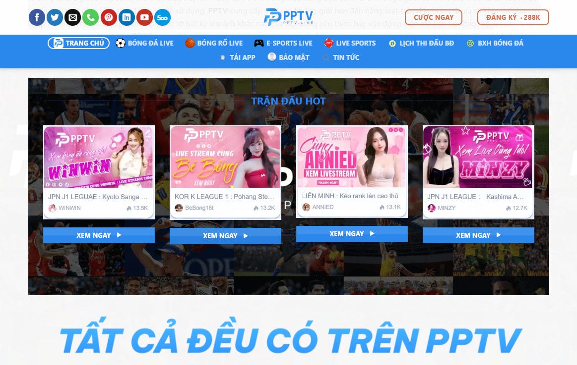 PPTV Bóng Đá Trực Tiếp — Thể Thao Trực Tiếp Cược Trực Tuyến | by PPTV | Mar, 2024 | Medium