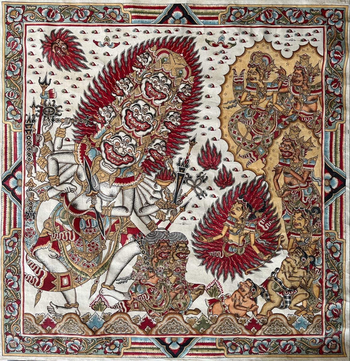 Wayang Kamasan: Where the Gods Speak in Hue and Silence. | by Karam di ...