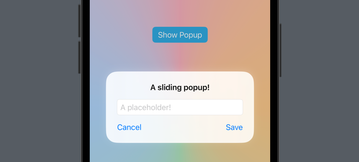 How to Build a Slide-up Popup in SwiftUI | by Sonya Hew | Apr, 2025 | Medium