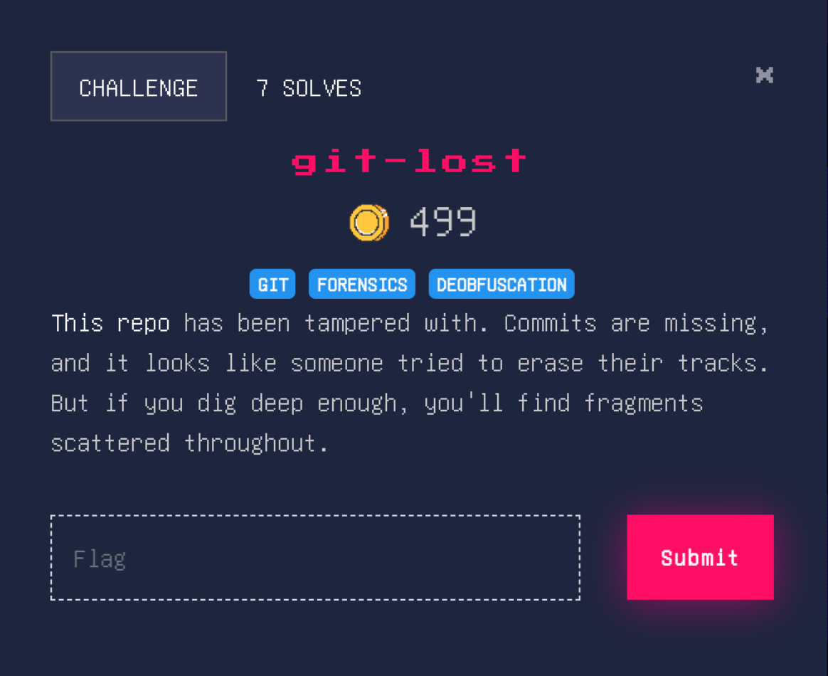git lost. Challenge | by spidey | Nov, 2024 | Medium