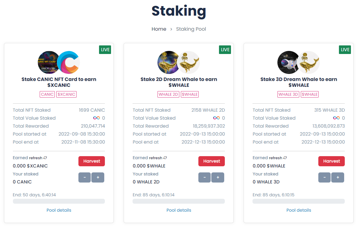 NFT staking and earn $TOKEN. A few weeks ago we released new… | by ...