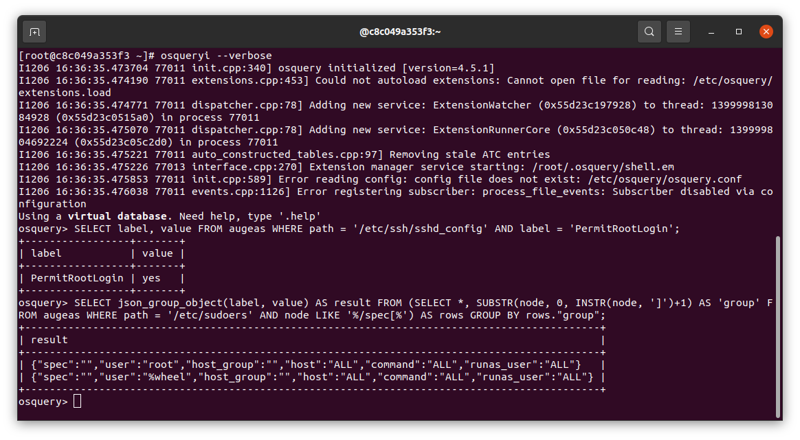 Parsing Configuration Files With Augeas on Osquery | by Zercurity | The ...