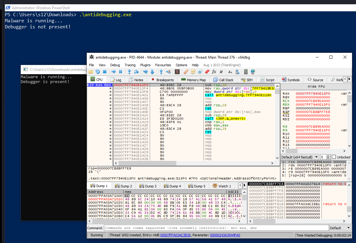 Anti Debugging Malware Technique Welcome To My Latest Article A By S12 H4ck Medium 5152