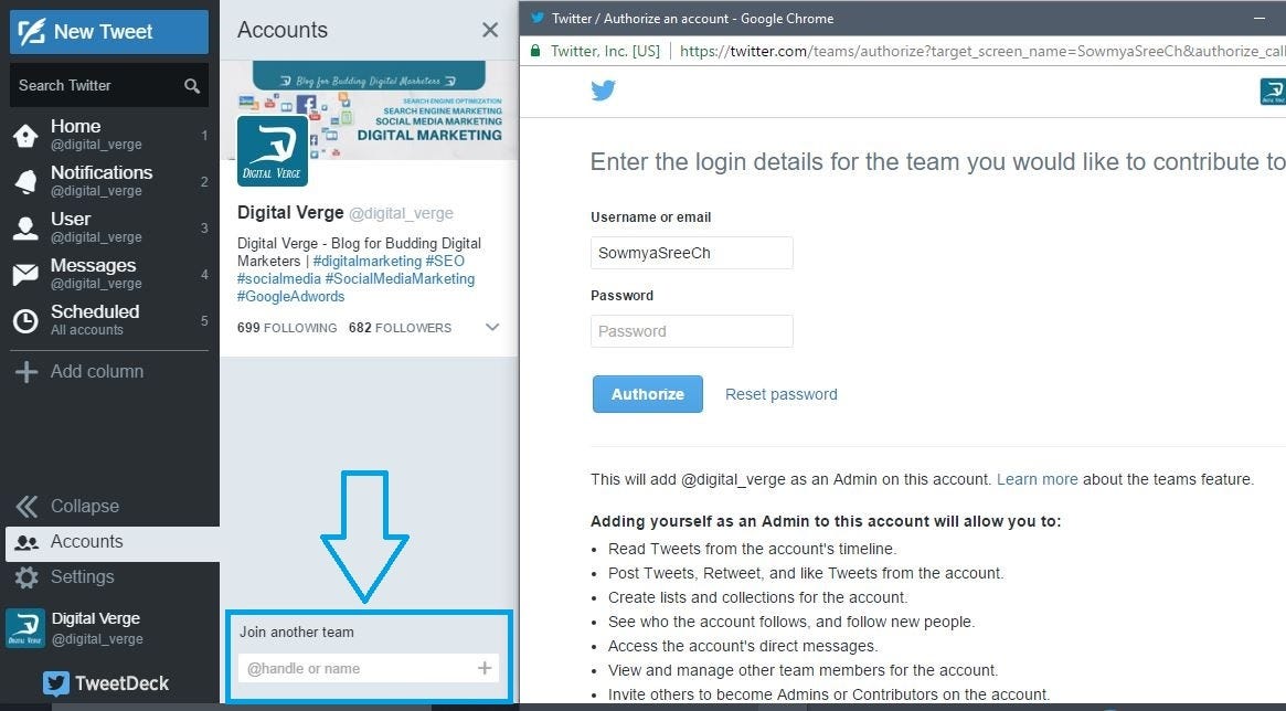 Connecting through TweetDeck. For students taking a full course load ...