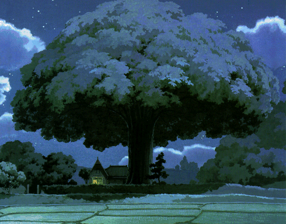 Totoro Tree Growing Scene