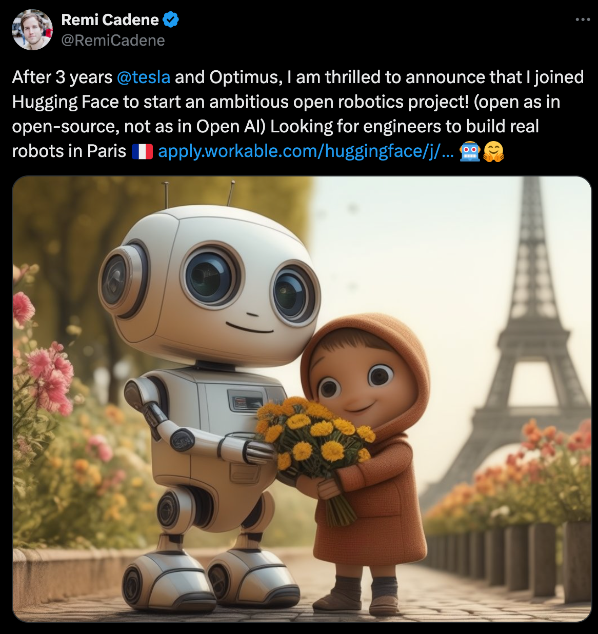 Hugging Face’s Open Source Robotics Project Led by Former Tesla ...