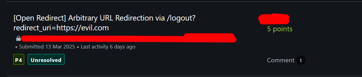 [Open Redirect] Arbitrary URL Redirection via /logout?redirect_uri=Evil ...
