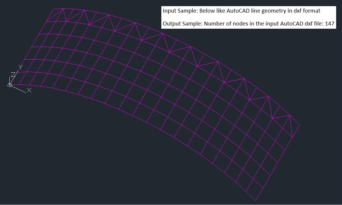 AutoCAD geometry— Find number of nodes using Python. | by Sivadharan K | Medium