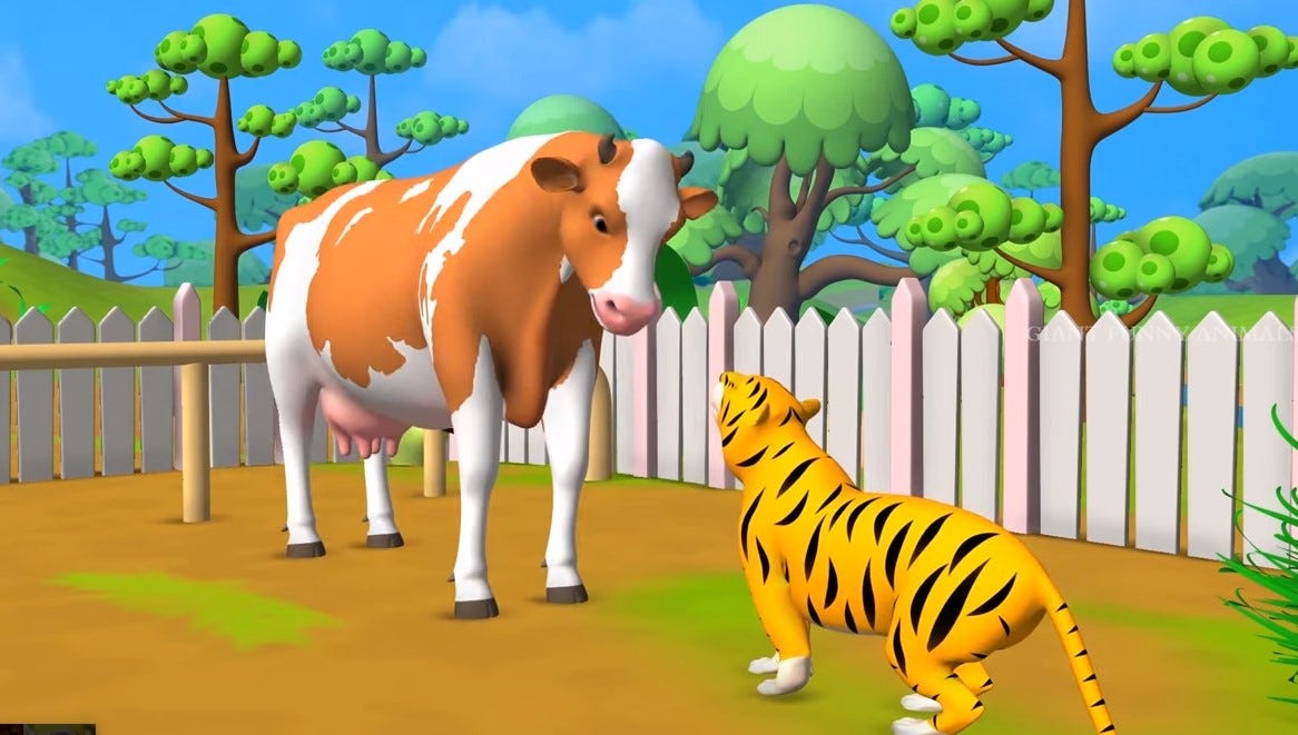 Magical Giant Cow vs Cunning Tiger | Cow Rescue Videos | Wild Animal Attacks 2024 - Fidgettoys ...