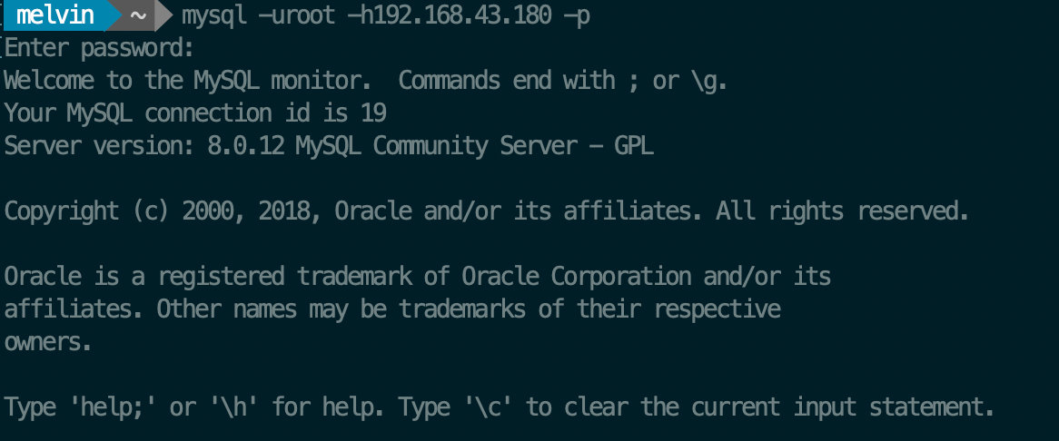 Setting up mysql-server docker container on macOs | by Melvin Davis ... Setting up mysql-server docker container on macOs | by Melvin Davis ...