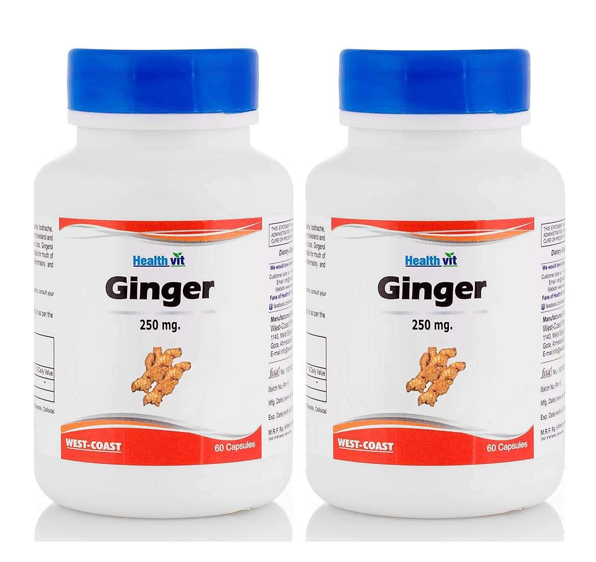 Healthvit Ginger Powder | Zingiber Officinale | Sonth Powder for ...