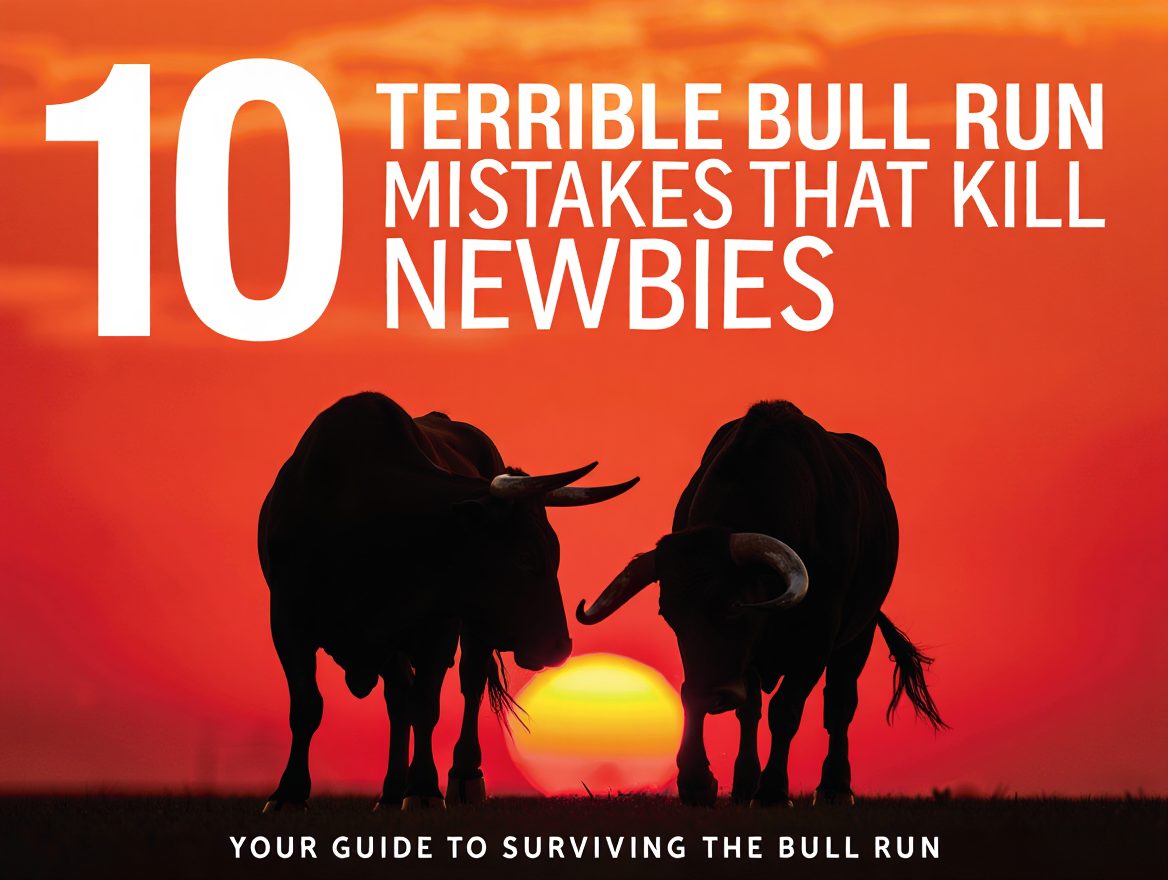 10 Terrible Bull Run Mistakes That Kill Newbies | by Blockfuturist | Medium