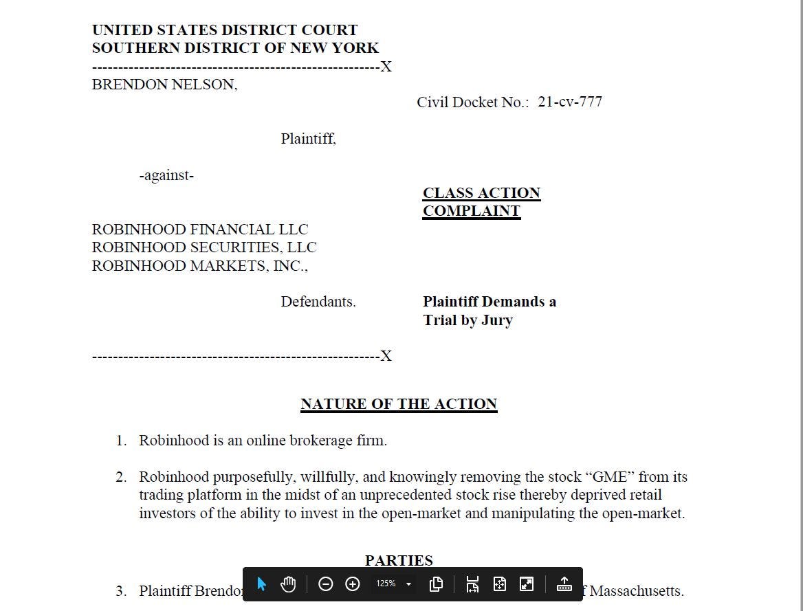 Understanding the Class Action Lawsuit Against Robinhood | by Mio Name ...