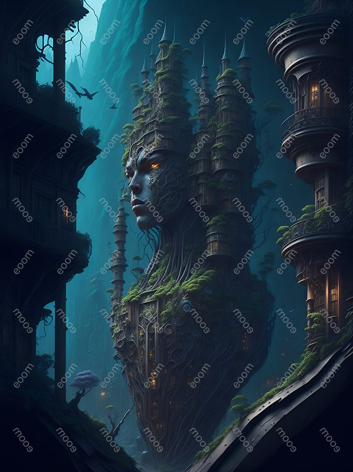 Jungle Delights: Explore the Vibrant Flora of AI-Generated Fun Art Prints! | by Rushabh Ganatra ...