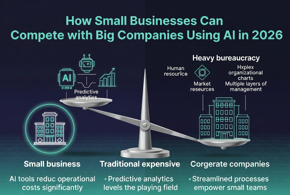How Small Businesses Can Compete with Big Companies Using AI in 2026 ...