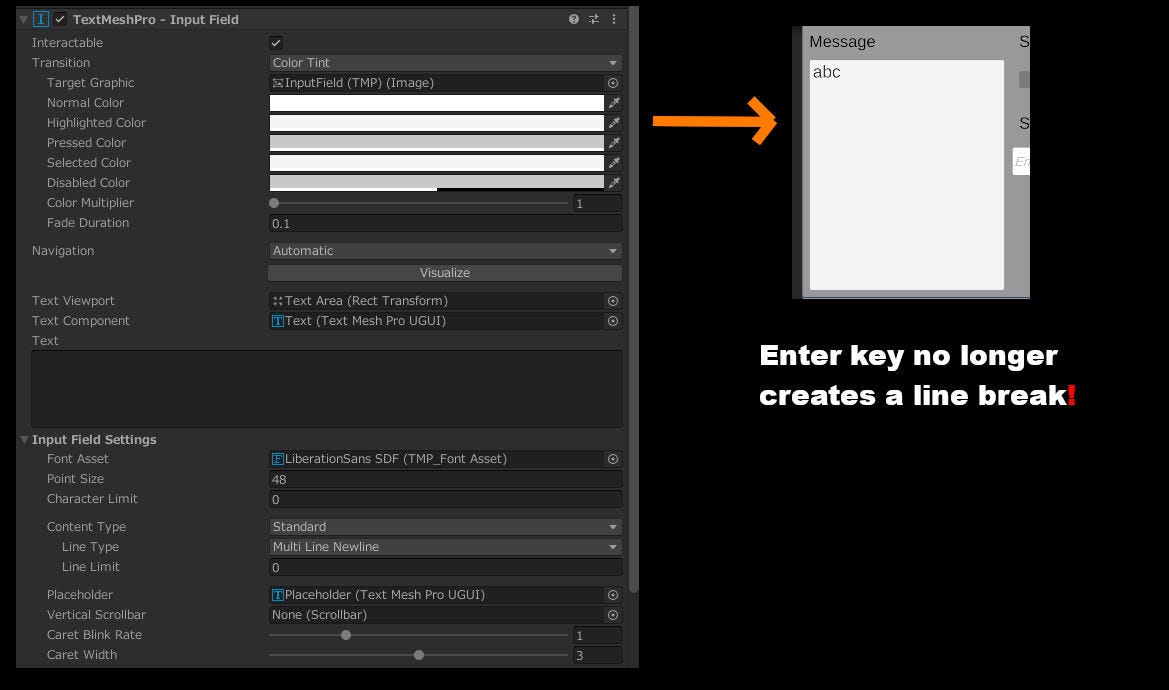 Struggling with TMP_InputField: Enter Key Triggering Submit Instead of ...