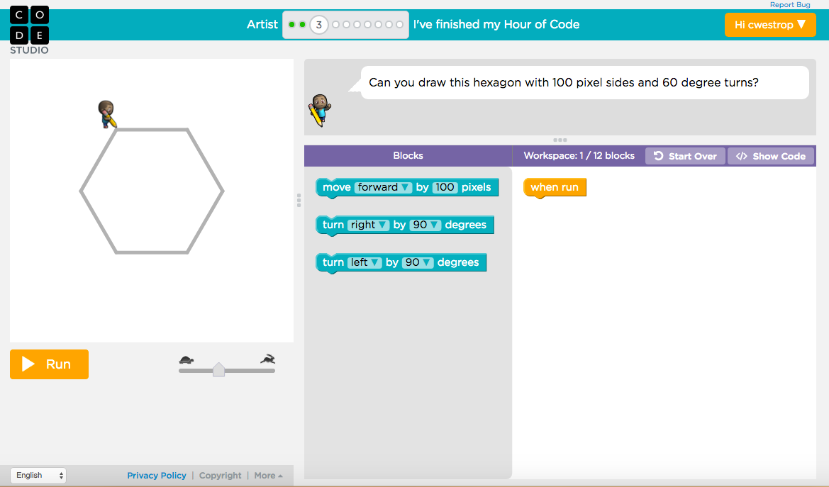 Code.org® : Learn To Code With Pictures | by Cassidy Westrop | Medium