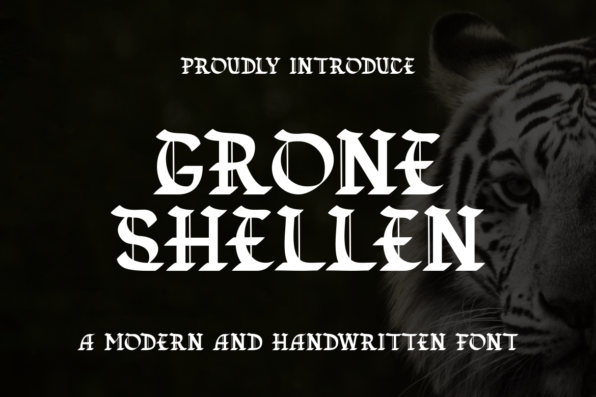 Grone Shellen Font | by Isabellaink | Apr, 2024 | Medium