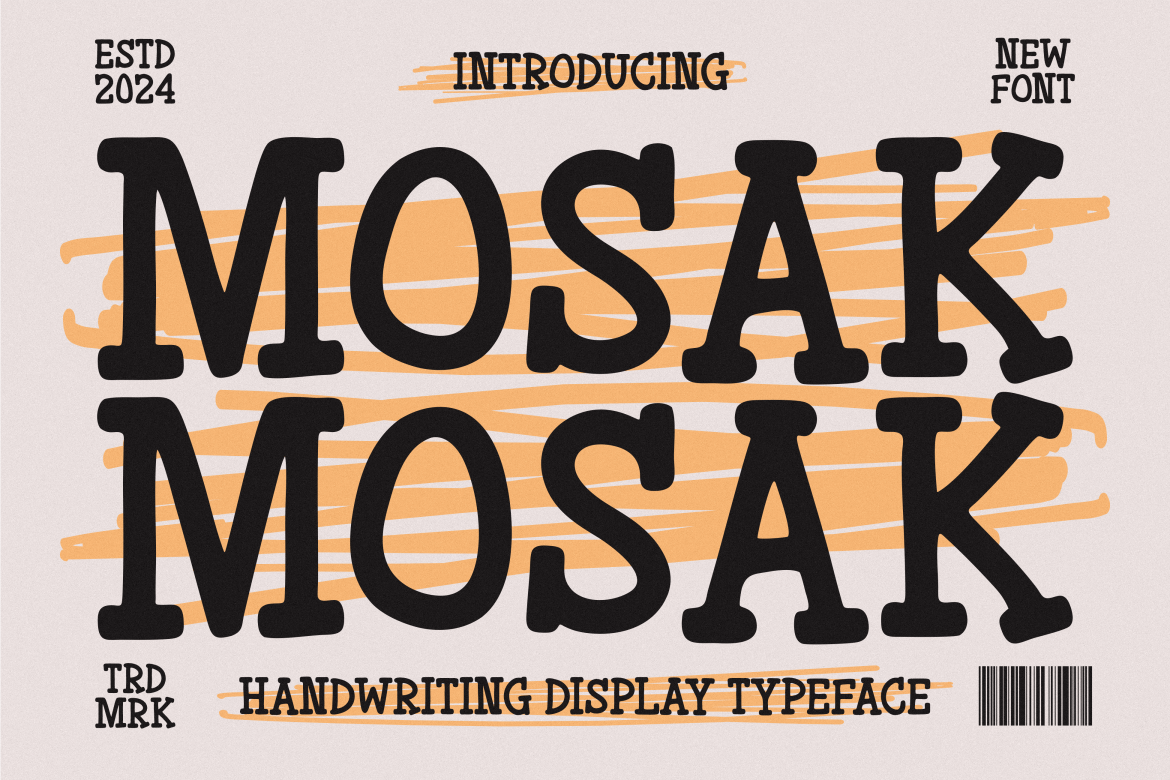 Mosak Font - Oliviaoasis - Medium