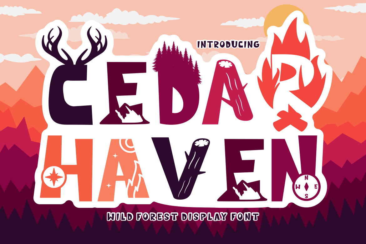 Cedar Heaven Font | by Datadreamer | Jun, 2024 | Medium