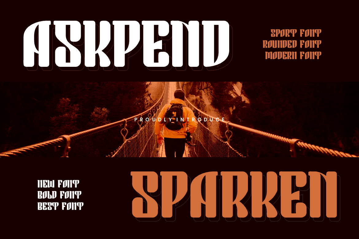 Askpend Sparken Font - Mindmason - Medium