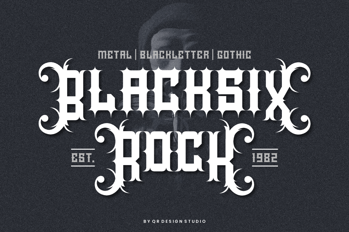Blacksix Rock Font - Datadreamer - Medium
