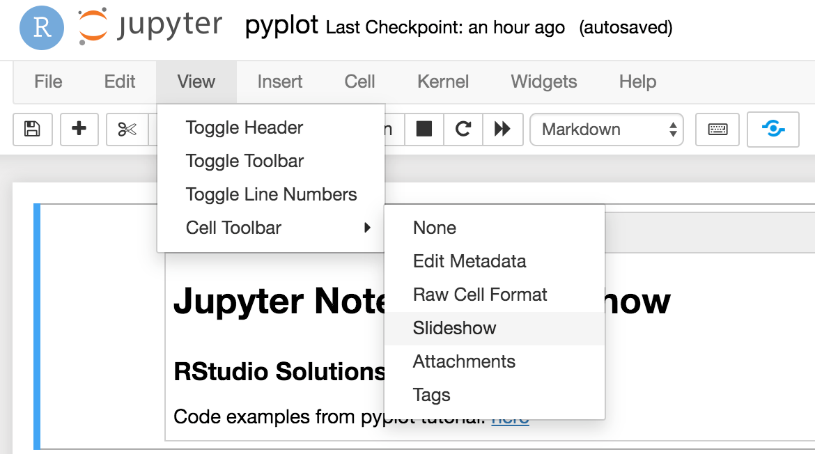 Side by Side :: Jupyter Notebook Slideshows on RStudio Connect | by Kelly O'Briant | RStudio ...