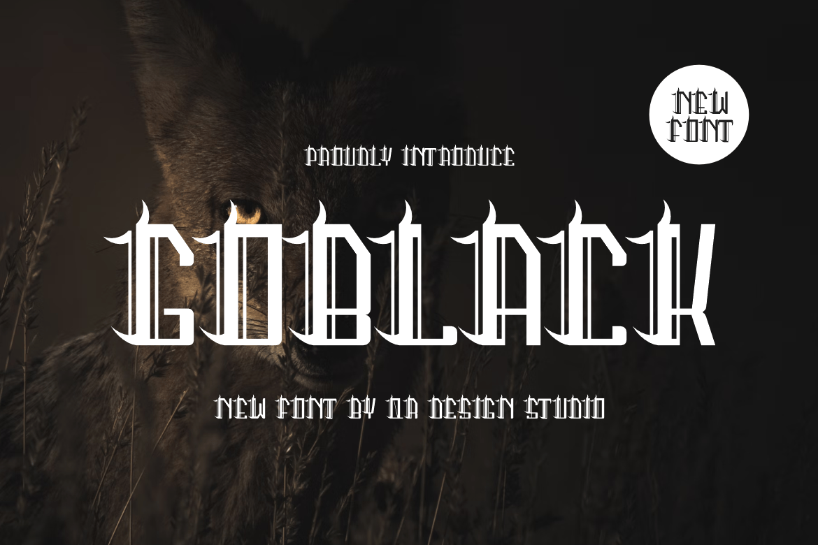 Goblack Font | by Lilylabyrinthine | Apr, 2024 | Medium