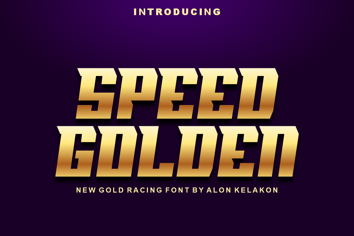 Speed Golden Font OTF | by Emmaenigma | Apr, 2024 | Medium