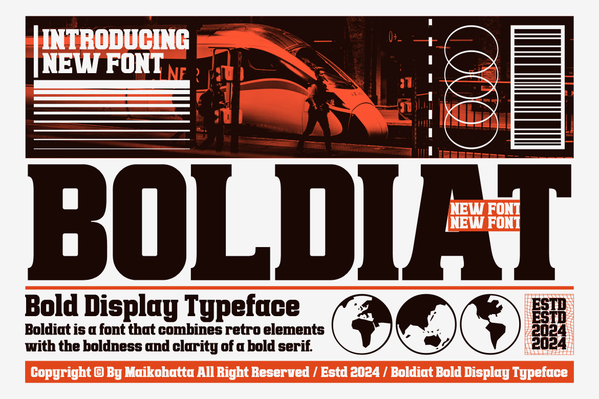 Boldiat Font - Fontmaven - Medium